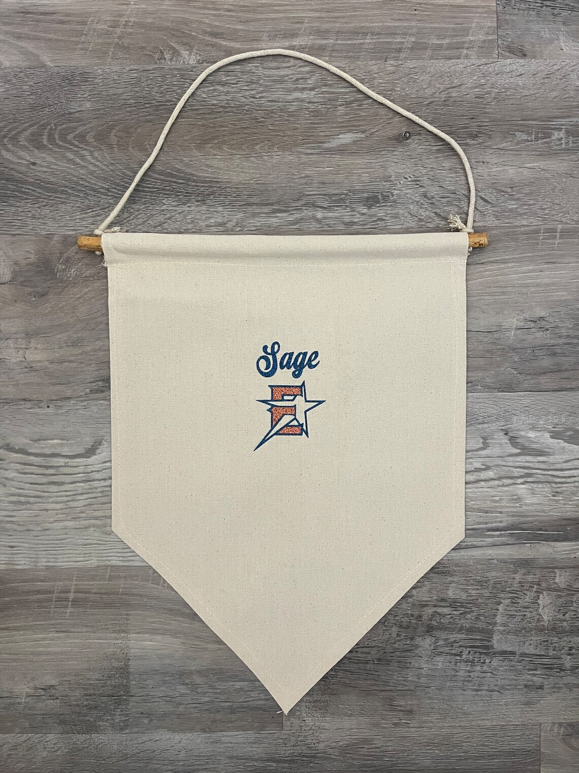 Hanging Pin Holder/ Banner With CUSTOM Team Logo - Etsy