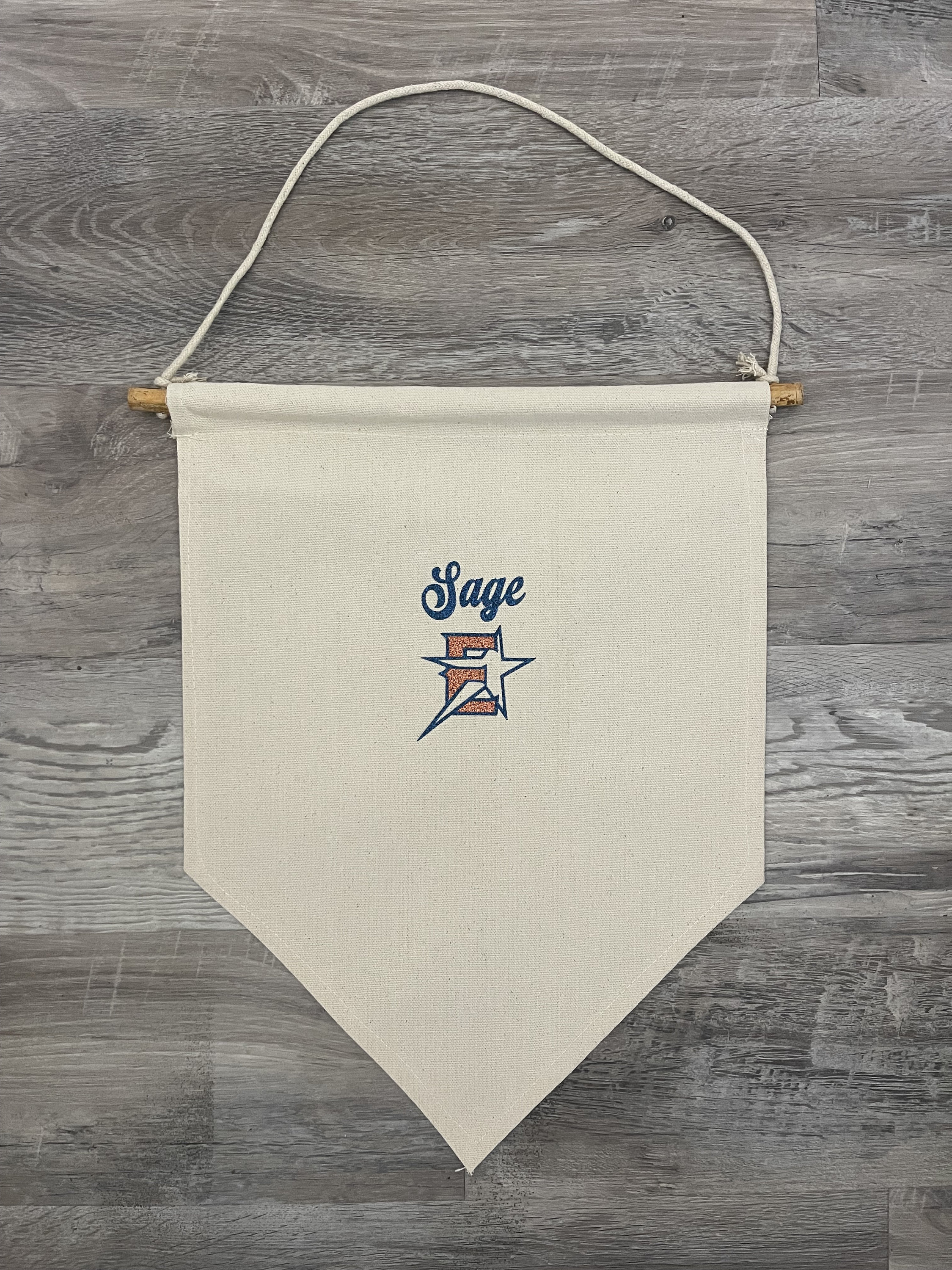 Hanging Pin Holder/ Banner With CUSTOM Team Logo - Etsy