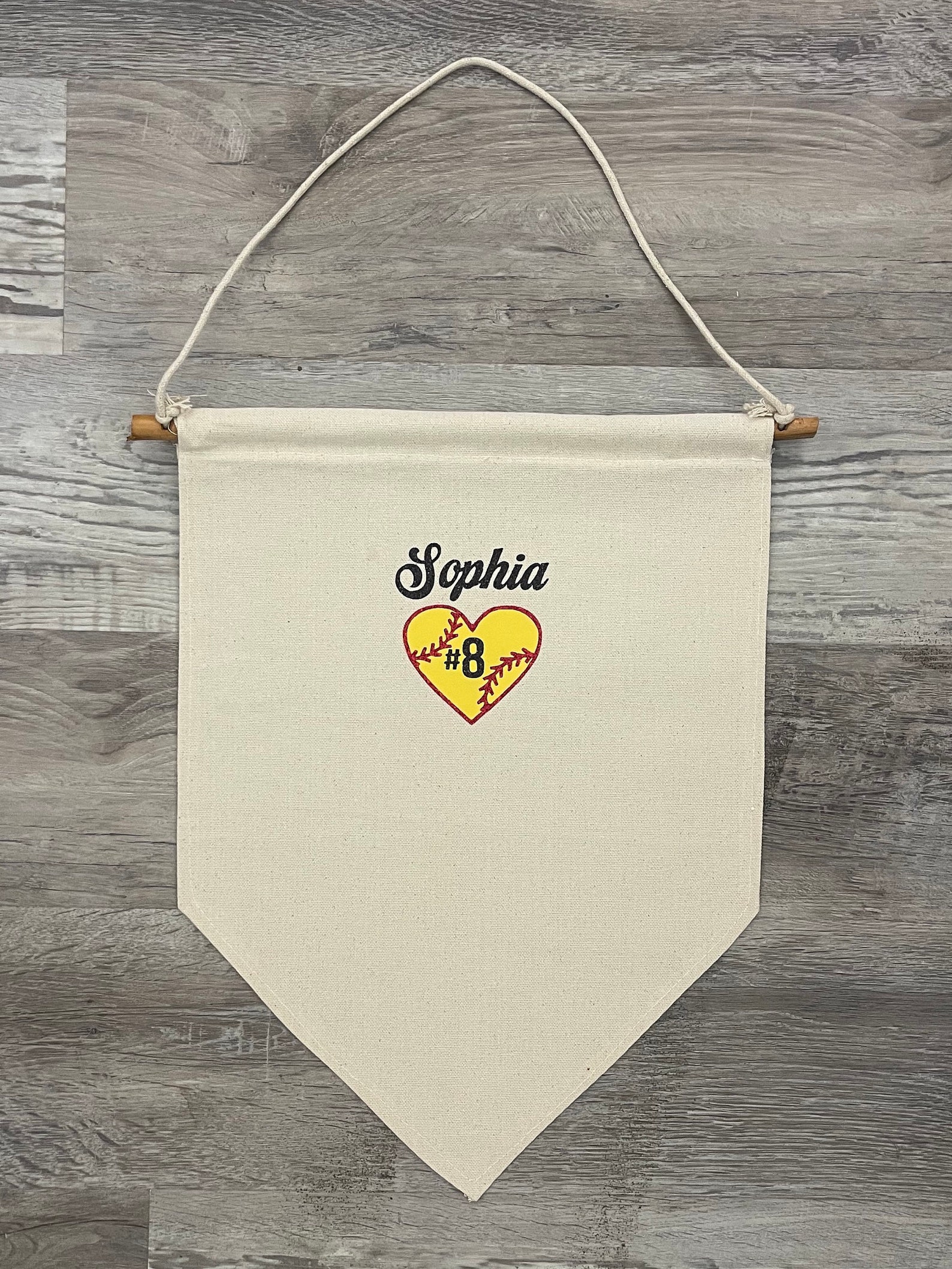 Personalized Softball Pin Display Banner, Team Gift, All Star Gift - Etsy