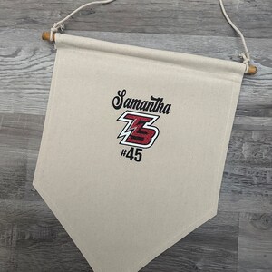 Hanging Pin Holder/ Banner With CUSTOM Team Logo - Etsy