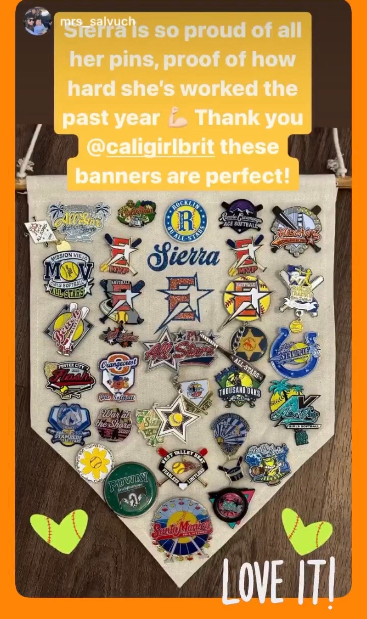 Hanging Pin Holder/ Banner With CUSTOM Team Logo - Etsy