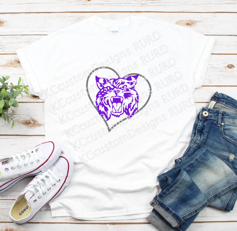 Kansas State Cat Heart PNG, State Football Svg, Kansas State Football ...