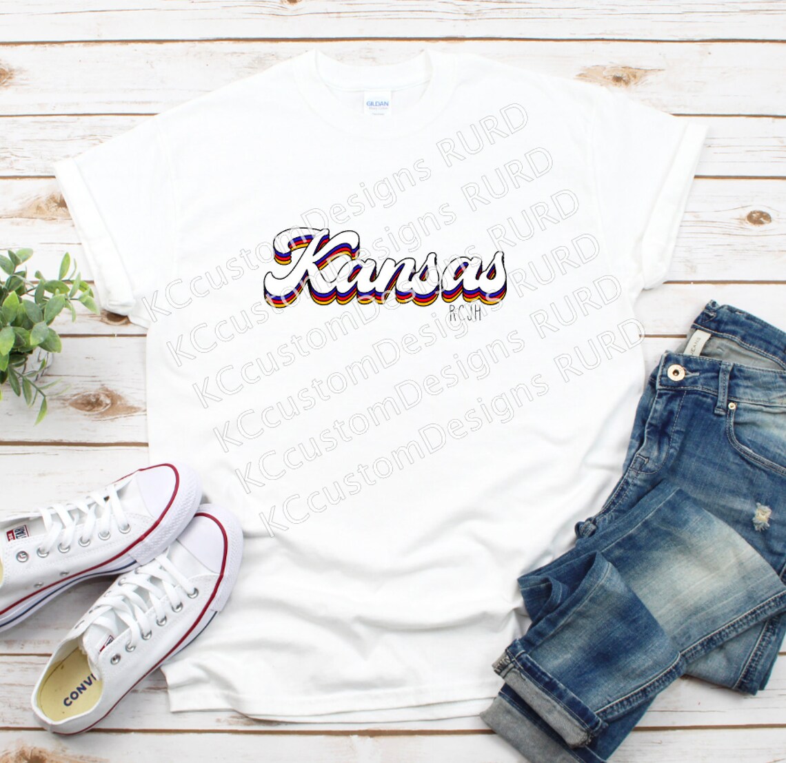Retro Kansas SVG Png, KS Football Svg, Kansas Football Svg, RCJH Svg ...