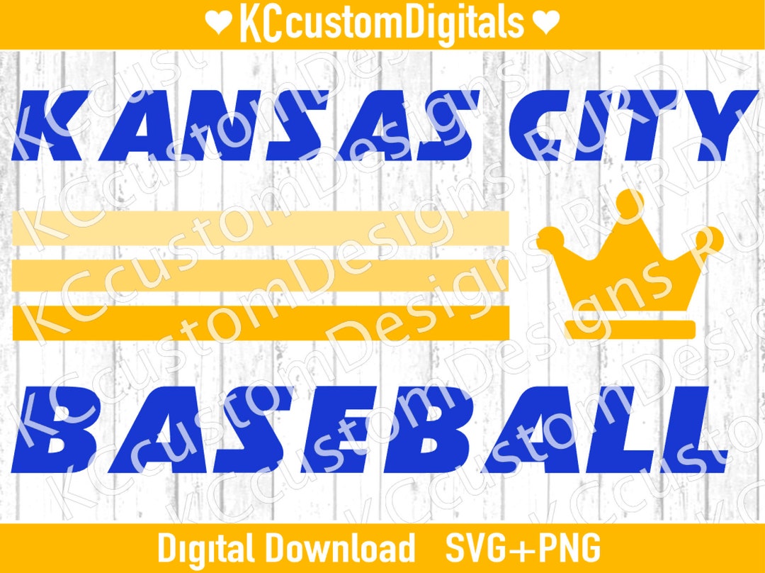 Kansas City Baseball Ombre SVG PNG, KC Baseball Svg, Kansas City ...