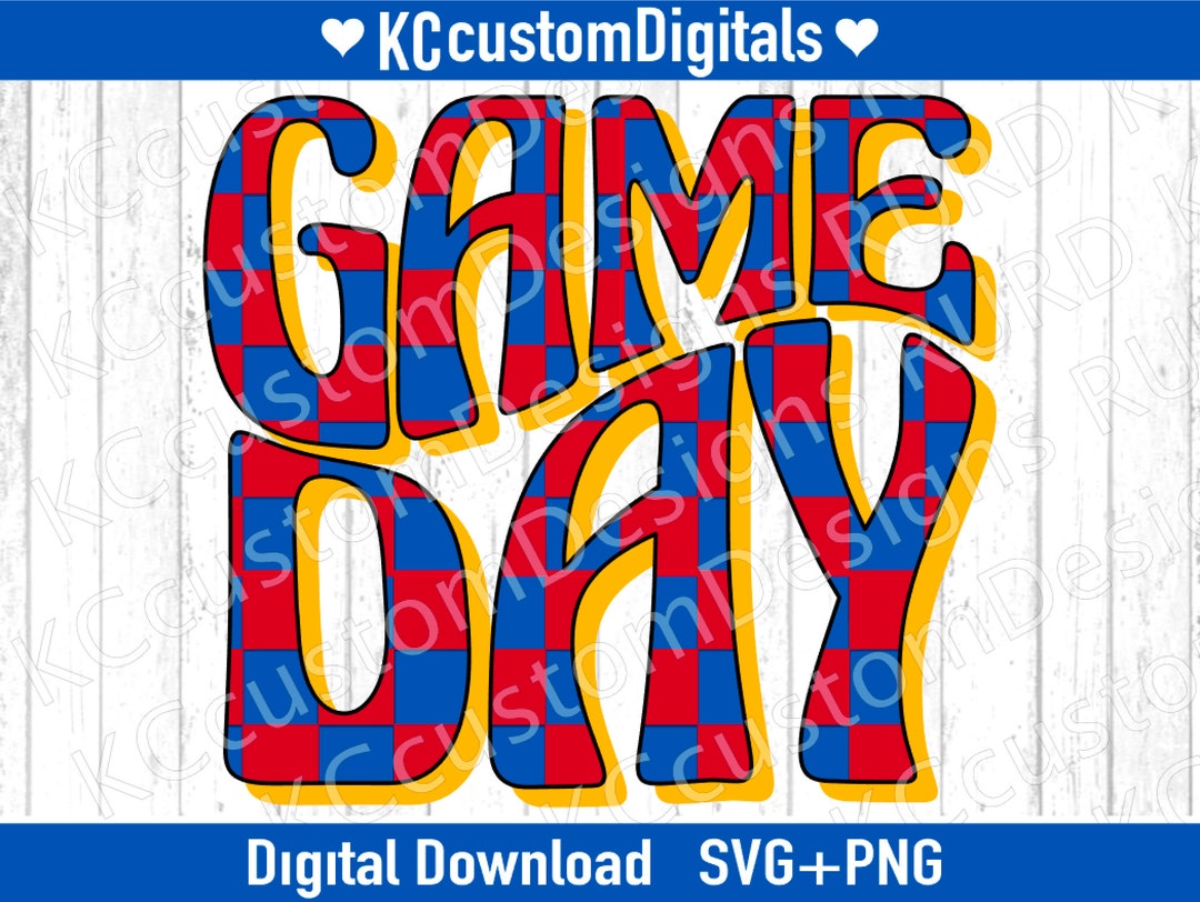 Game Day Kansas Check SVG Png, KS Football Svg, Kansas Football Svg ...