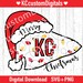 Merry Chiefsmas Santa Hatsvg PNG, Kansas City Christmas Svg, Kansas ...