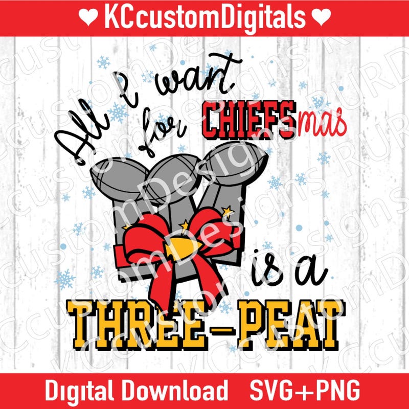 Chiefs 3 Peat Svg - Etsy