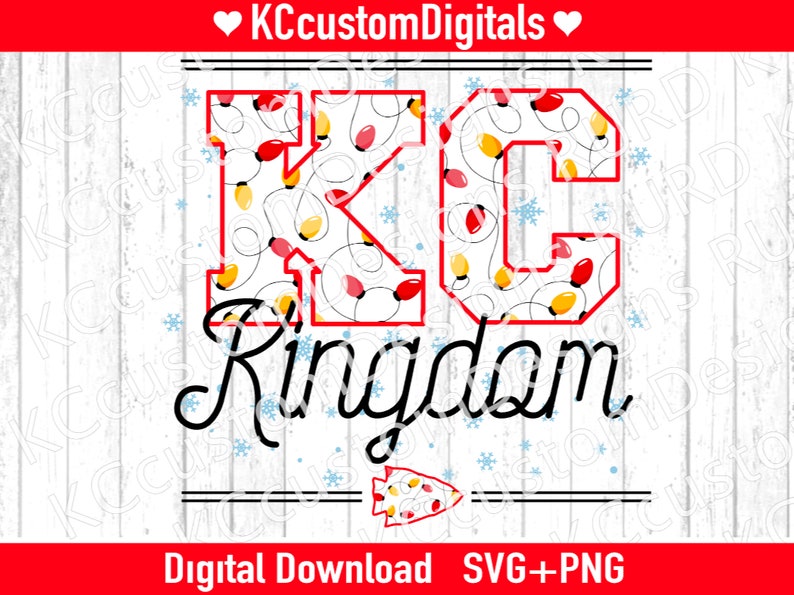 KC Kingdom Christmas Lights PNG, Kansas City Christmas Png, Kansas City ...
