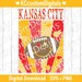Smiley Kansas City Football Rainbow SVG PNG, KC Football Svg, Kansas ...