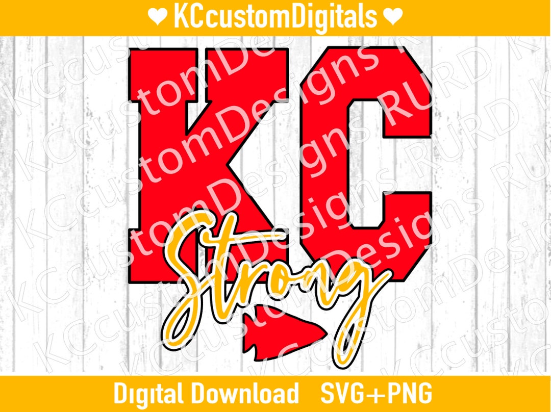 Kc Strong Red SVG PNG, Kc Football Svg, Kansas City Football Svg ...