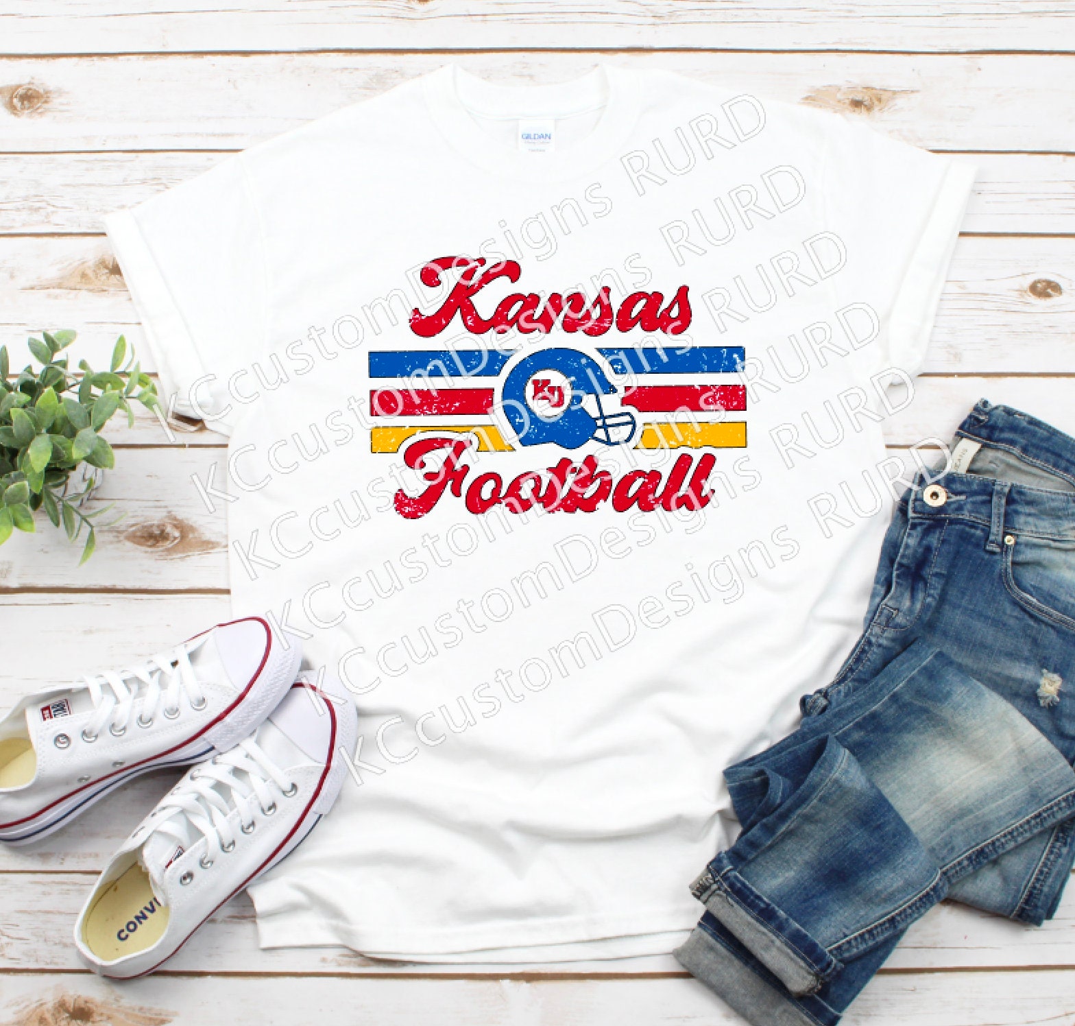 Kansas Football Retro Distressed PNG, KS Football Svg, Kansas Football ...