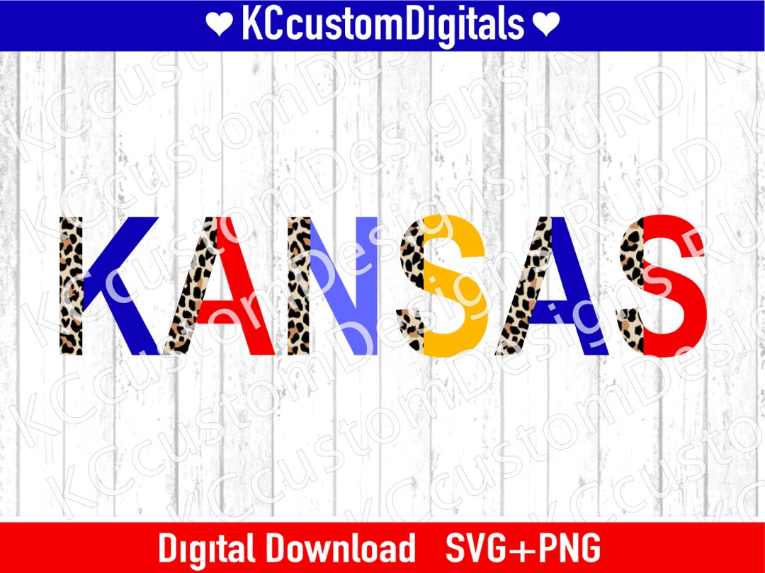 Kansas Leopard PNG, Ks Basketball Png, Kansas Basketball Png, RCJH Svg ...