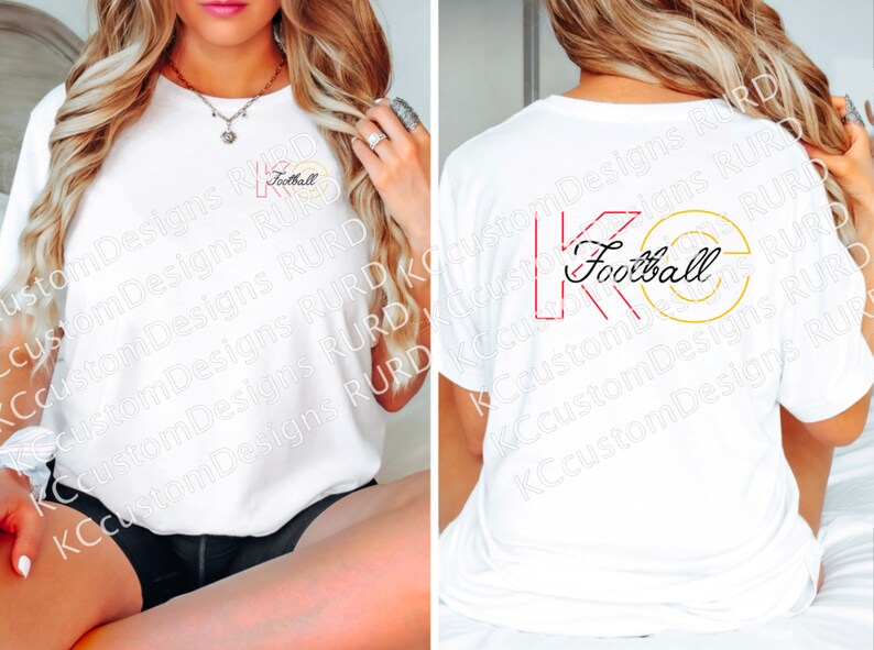 Kansas City Football KC Outline SVG Png, KC Football Svg, Kansas City ...