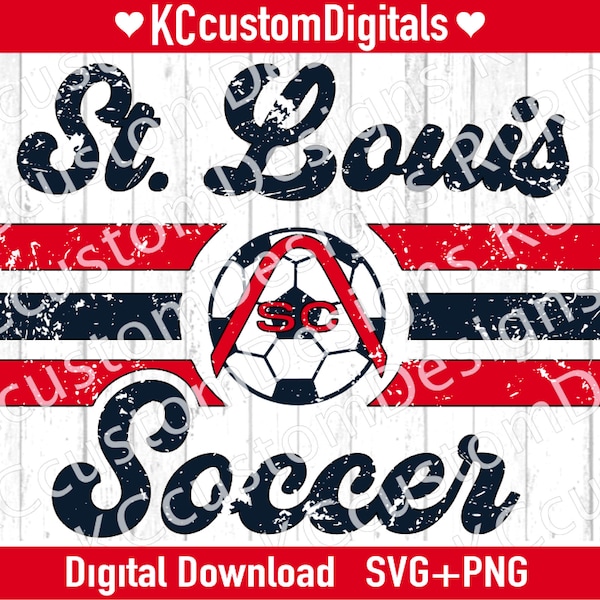 St Louis City Soccer Svg - Etsy