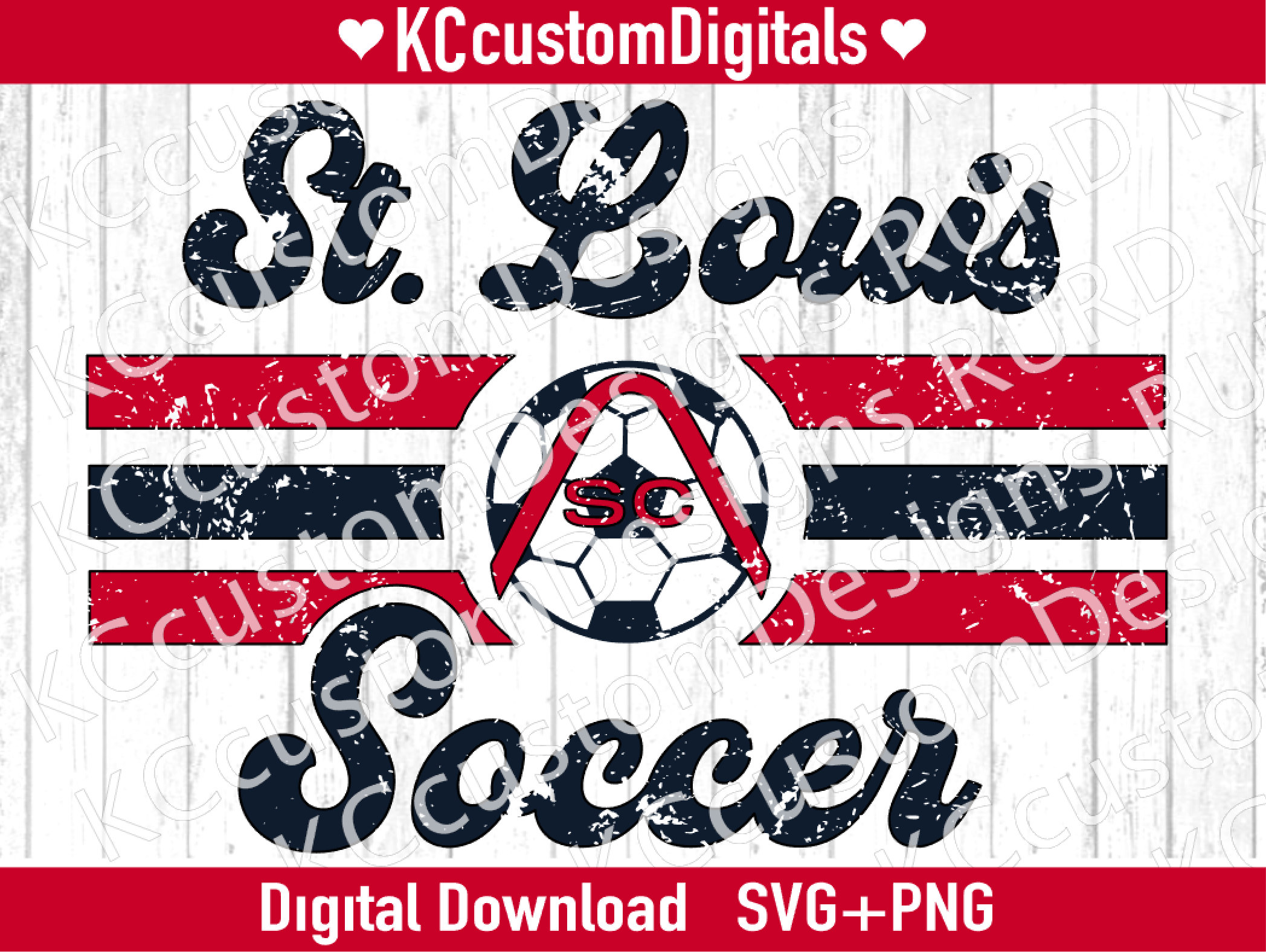 STL Soccer Retro SVG, PNG, St Louis Soccer Svg, Saint Louis Soccer Svg ...