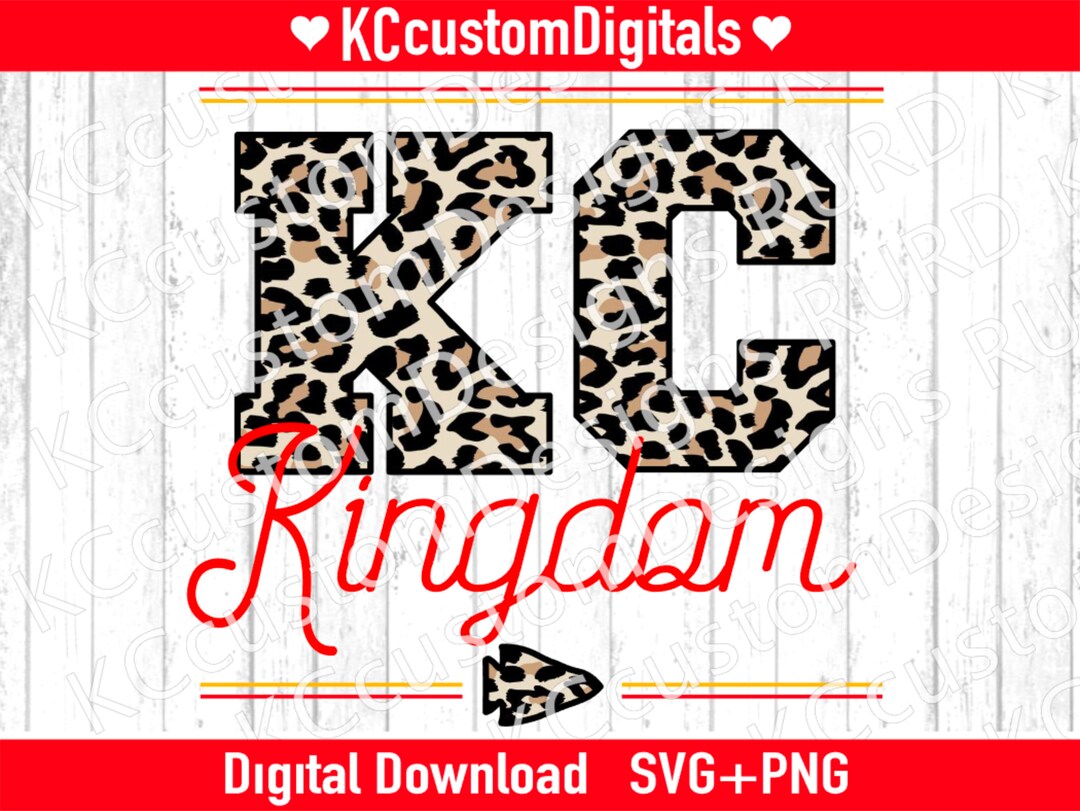 Kansas City Kingdom Leopard SVG PNG, Kc Football Svg, Kansas City ...