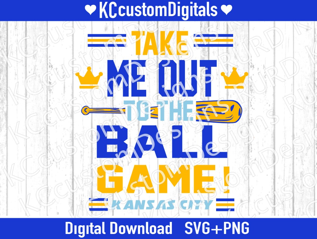 Kansas City Baseball Take Me Out PNG, KC Baseball Png, Kansas City ...
