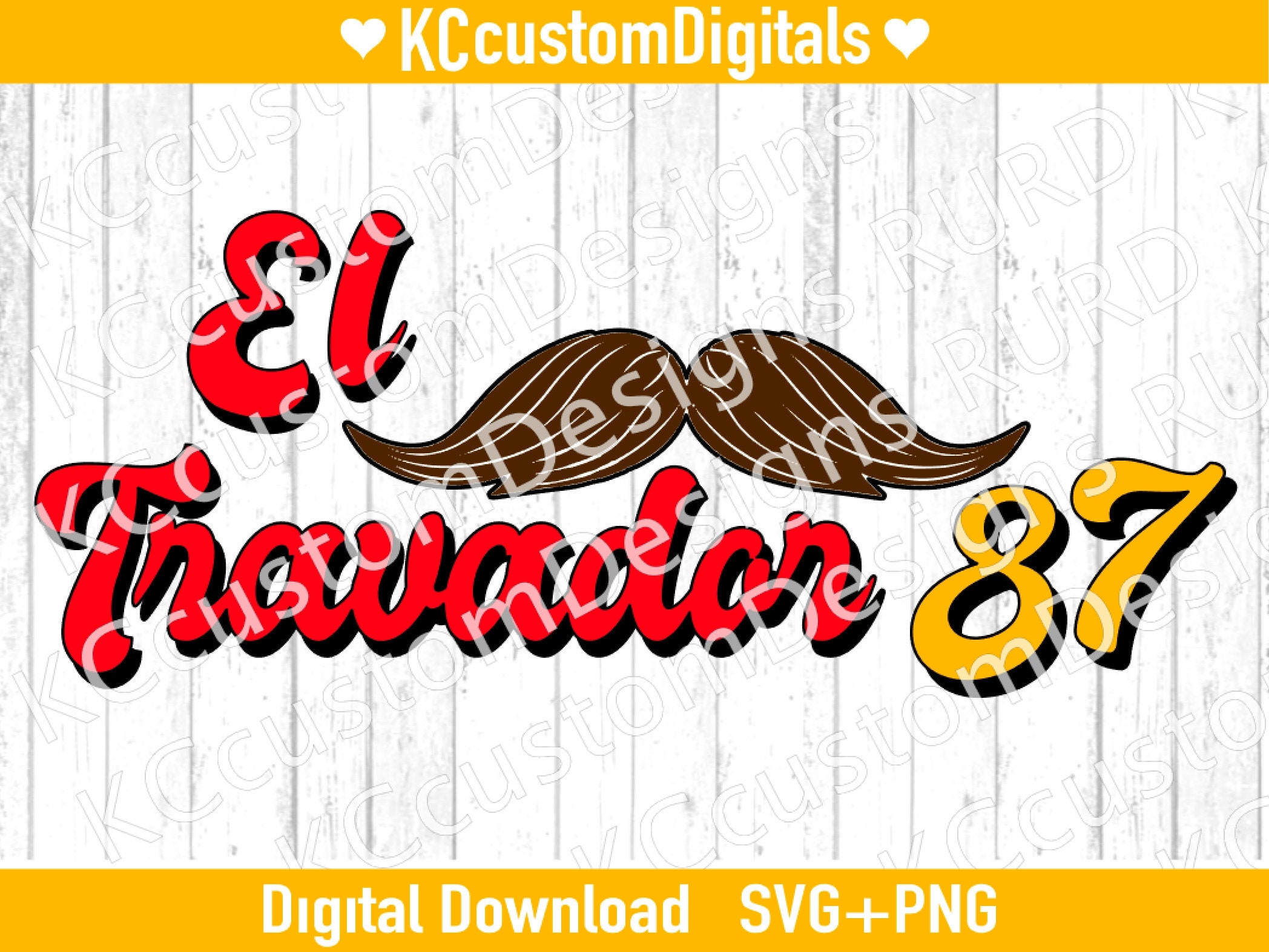 El Travador SVG PNG, KC Football Svg, Kansas City Football Svg ...