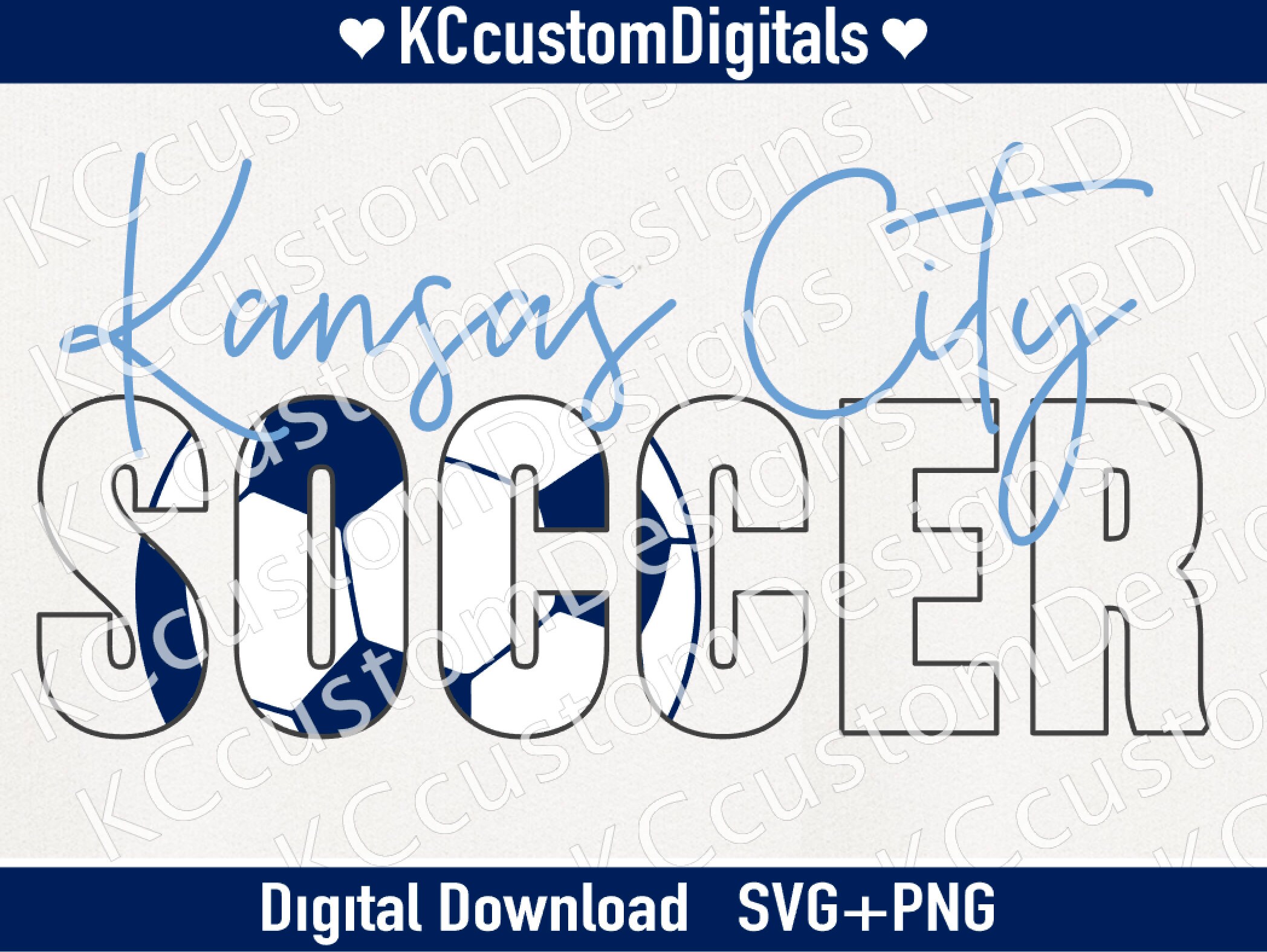 Kansas City Soccer Script SVG PNG, KC Soccer Svg, Kansas City Soccer ...