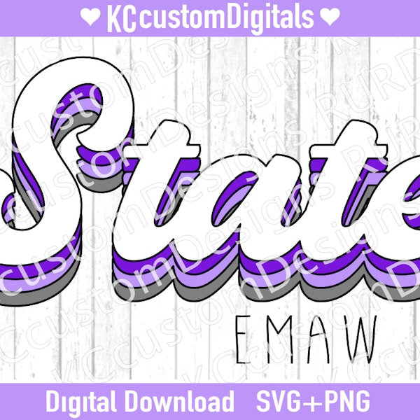 Kansas State Football Svg - Etsy