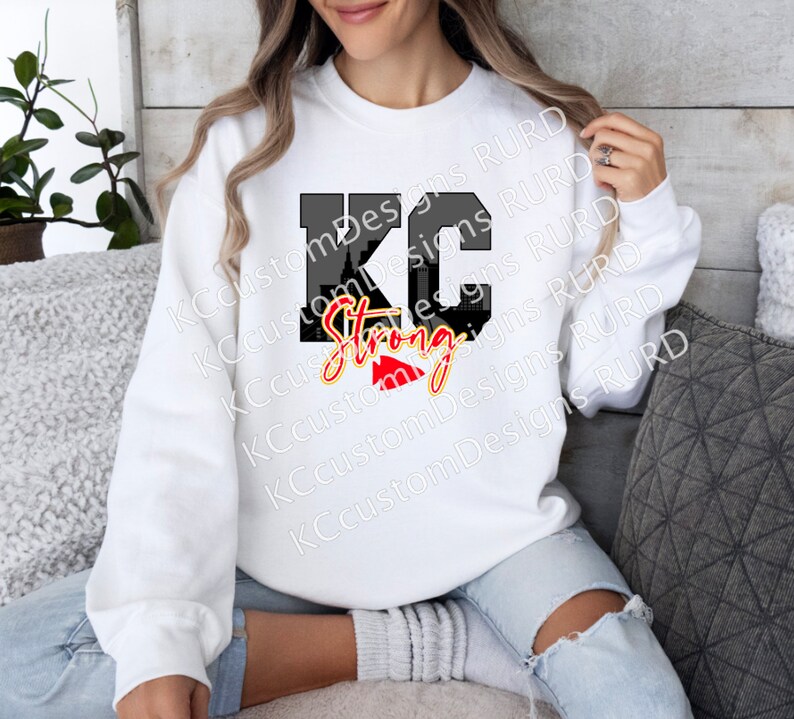 Kc Strong Skyline SVG PNG, Kc Football Svg, Kansas City Football Svg ...