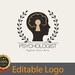 Unique Psychiatrist Logo Design - Gift Idea for Therapists / Stylish ...