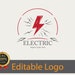 Modern Electrical Logo Design - Customizable Logo for Electricians ...