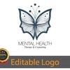 Unique Psychiatrist Logo Design Gift Idea for Therapists / Stylish ...