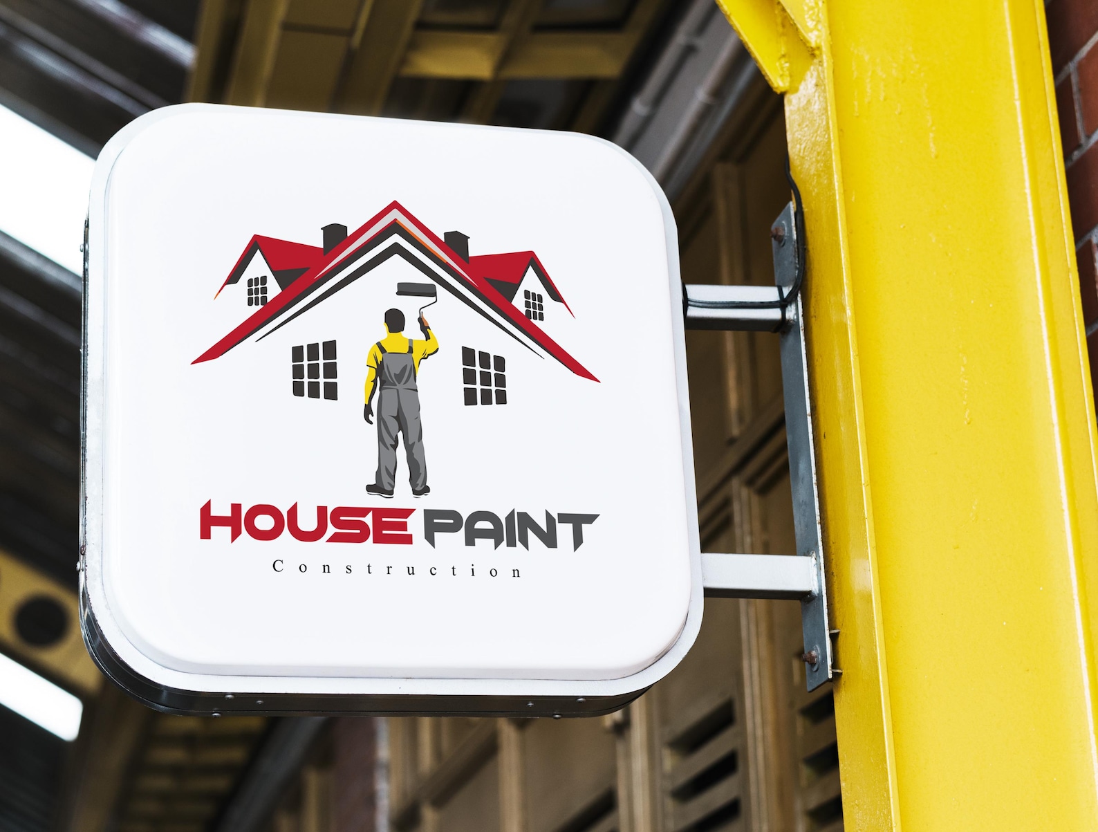 Painting Service Logo / House Painter Logo Design / Painting Company ...