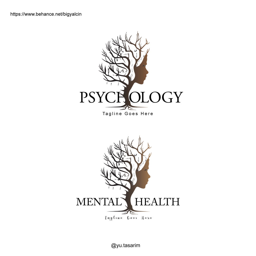 Editable Psychology Logo / Life Coach Therapy Logo / Tree of Life Logo ...