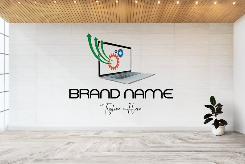 Professional Computer Service Logo Design - Custom Tech Branding ...