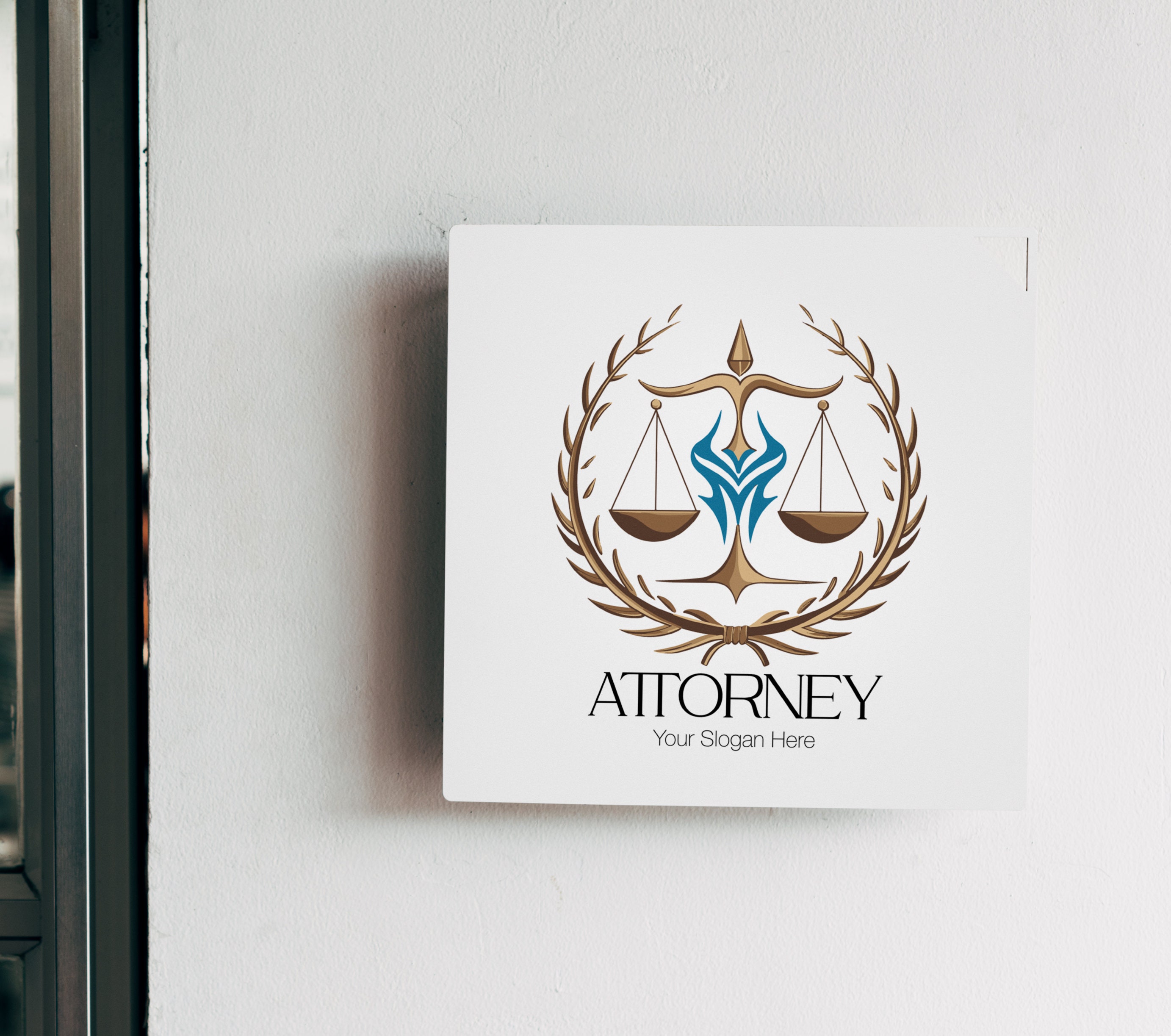 Professional Law Firm Logo Design for Lawyers / Stylish Judicial Scale ...