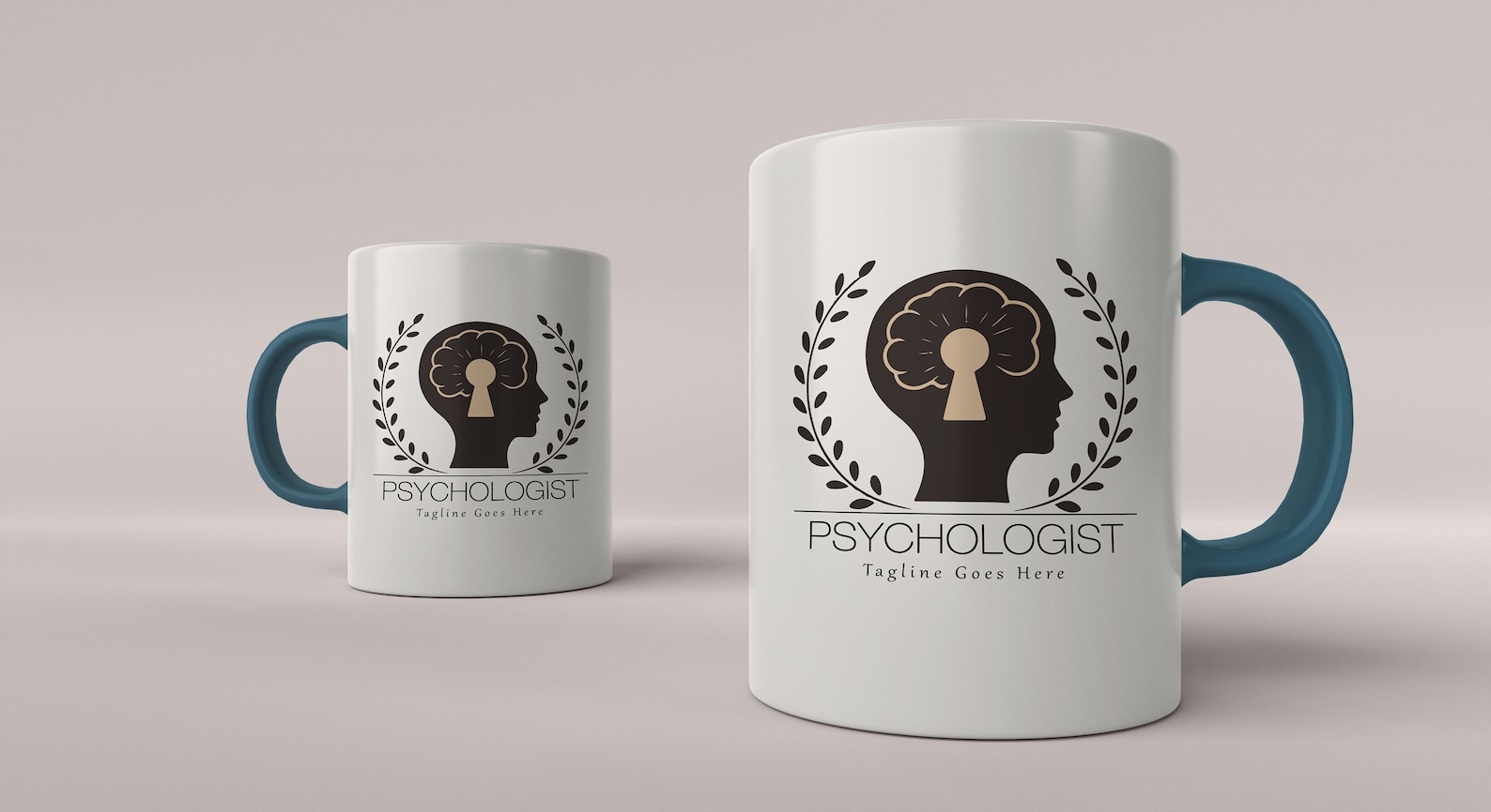 Unique Psychiatrist Logo Design Gift Idea for Therapists / Stylish ...