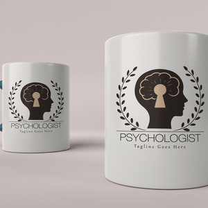 Unique Psychiatrist Logo Design - Gift Idea for Therapists / Stylish ...