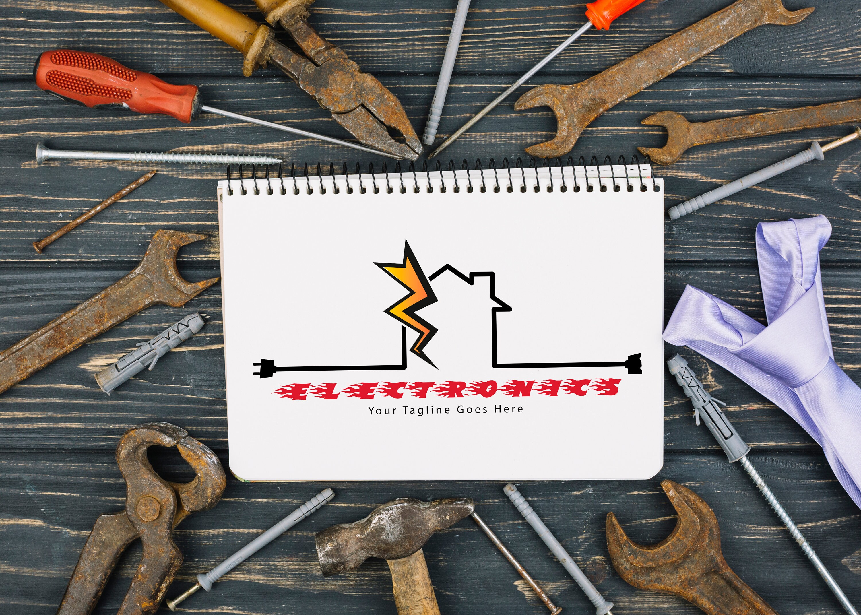 Electronics Store Logo / Electrical Logo With Two Alternatives ...