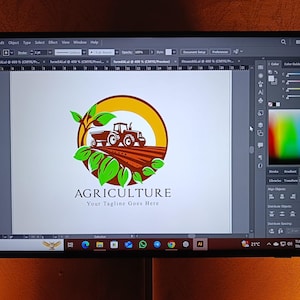 Farm Tractor Logo Design / Agriculture Logo for Farmstead Workers ...