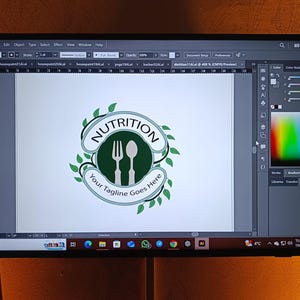 Custom Dietitian Logo - Unique Branding for Nutritionists & Wellness ...