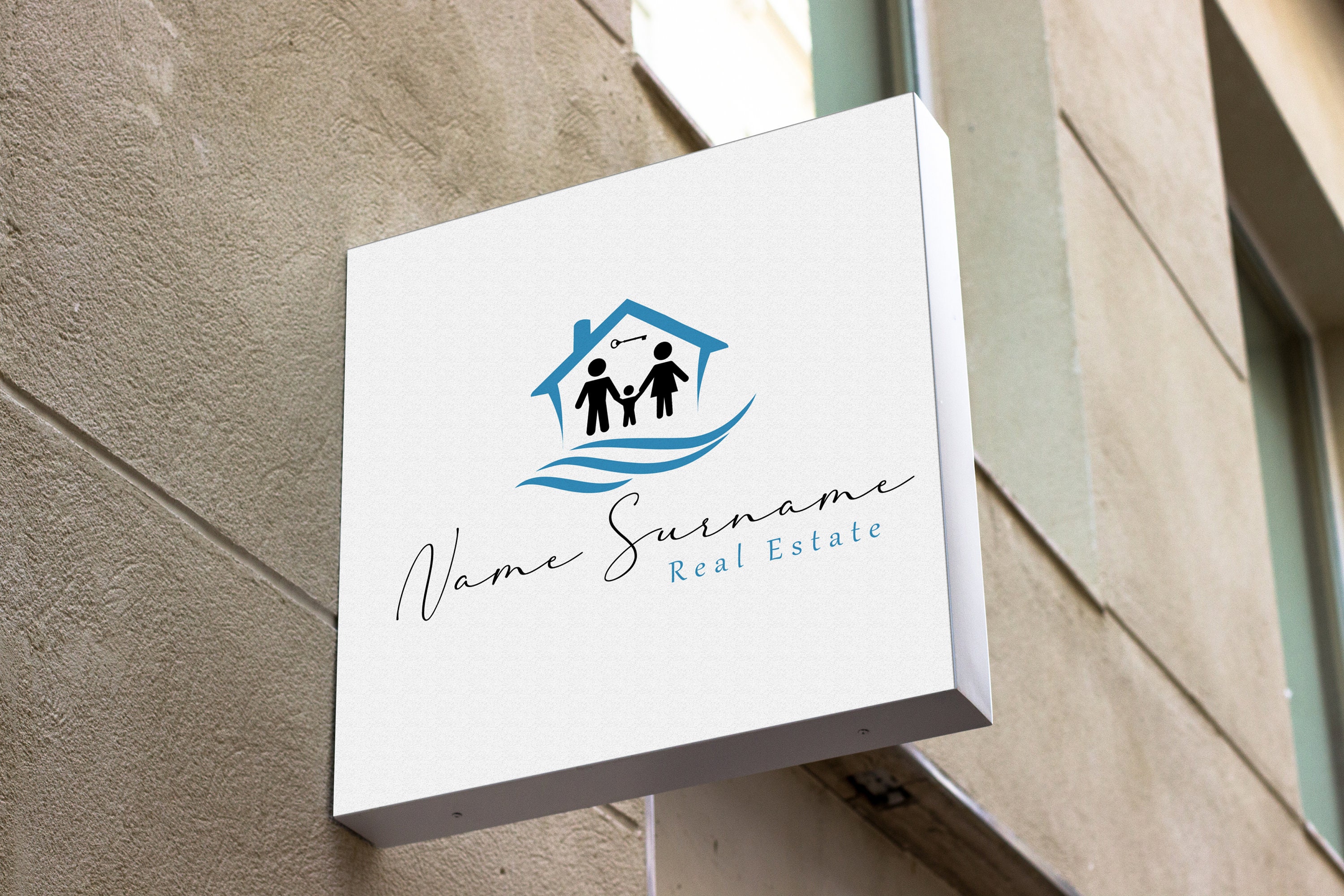 Luxury Real Estate Logo / Chic Realtor Logo Design / House Logo ...