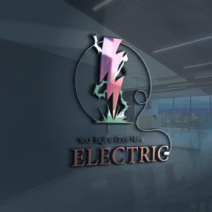 Electrician Logo Design Service - Custom Business Branding / Custom ...