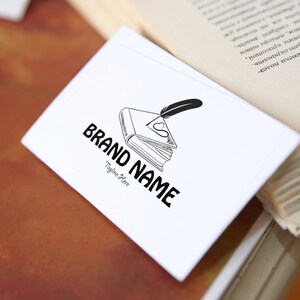 Book Logo Design / Book Shop Logo / Editable Book Store Logo / Blogger ...