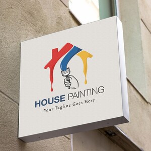 Custom Painting Logo Bundle | Design Art for Business Identity / House ...
