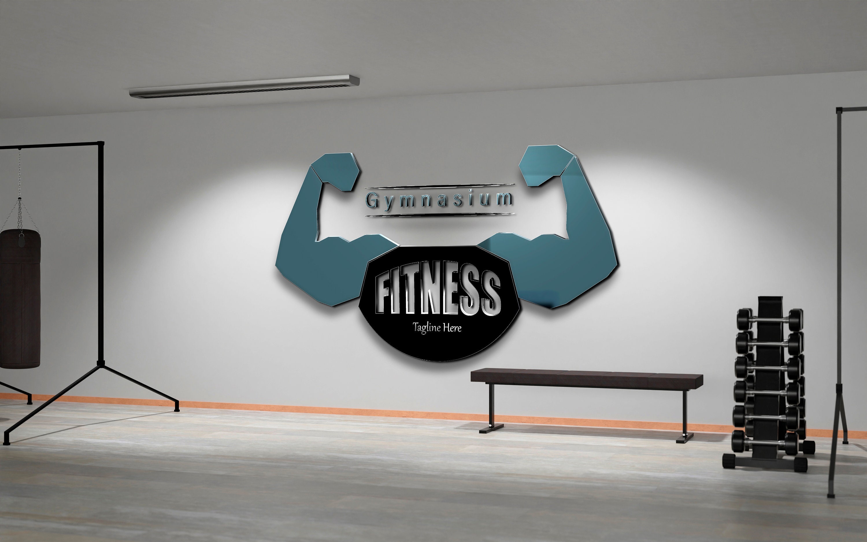 Modern Fitness Logo for Health & Wellness Business Custom Design ...