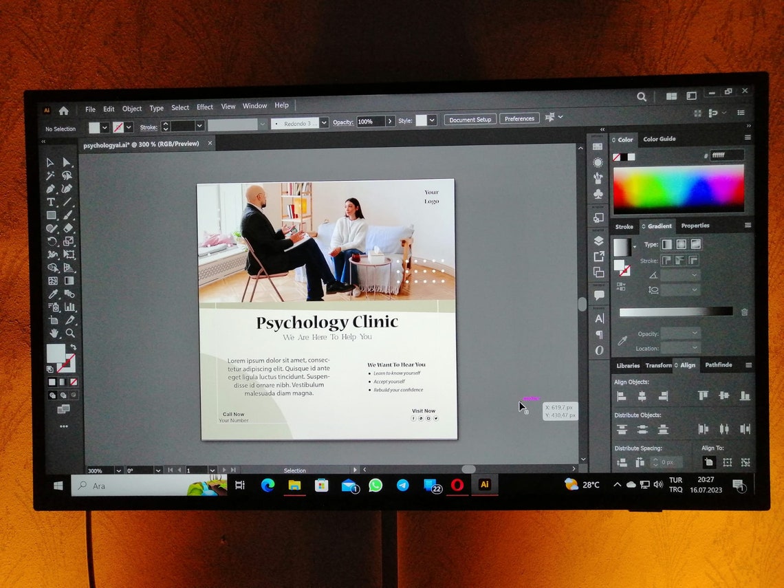 Editable Psychologist Flyer / Counseling Psychology Flyer Design ...