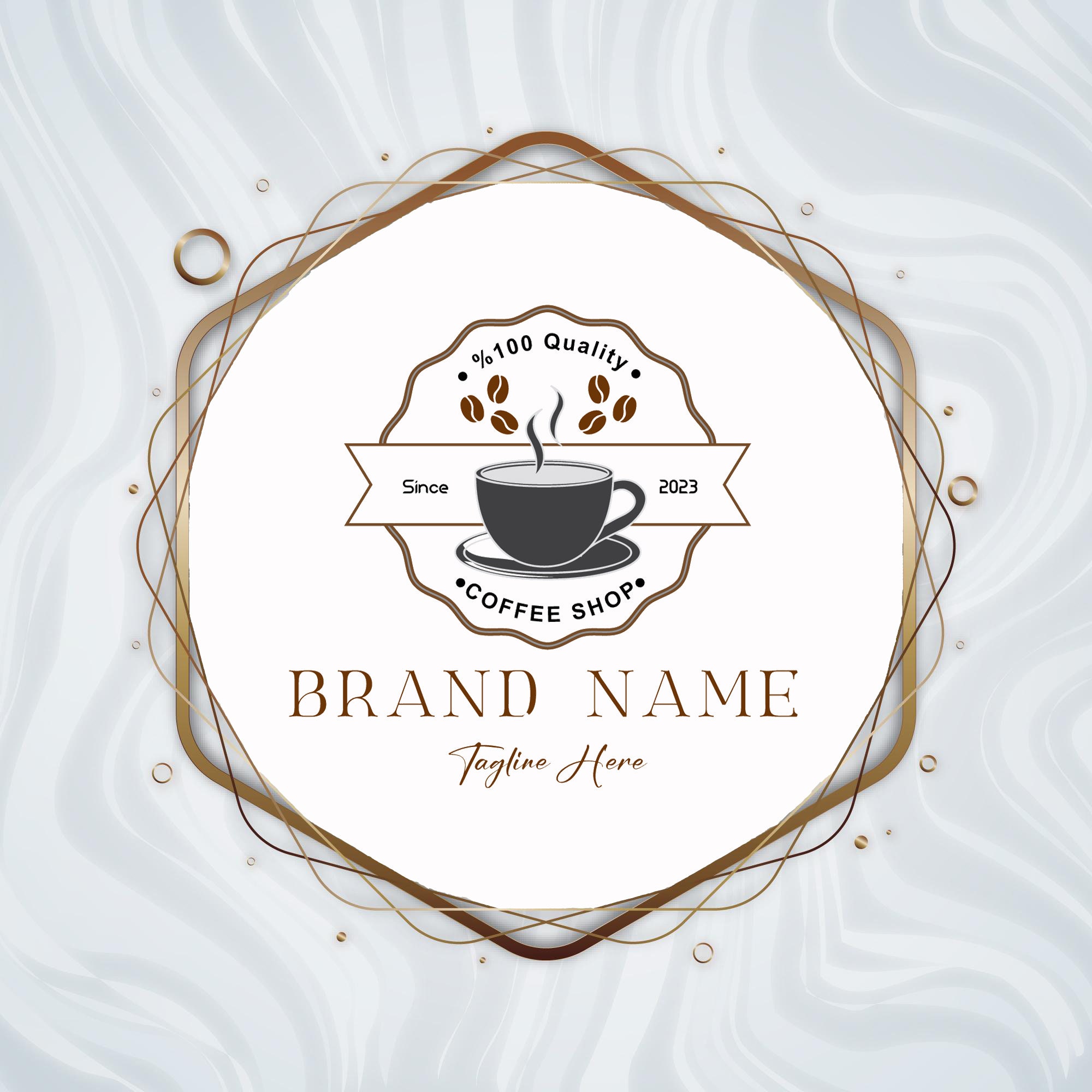 Editable Cafe Logo / Coffee Store Logo / Coffee Shop Logo Design ...
