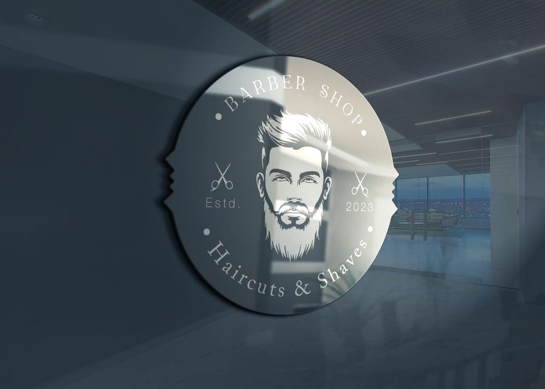 Custom Barber Shop Logo - Perfect for Barbers & Stylists / Unique ...
