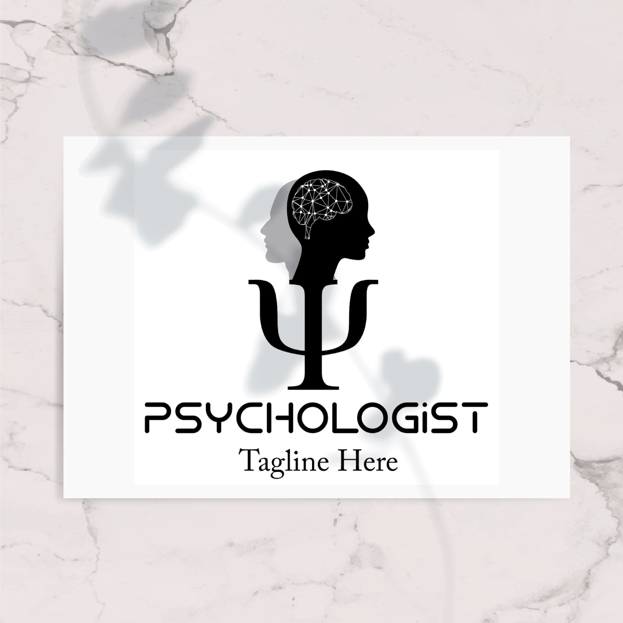 Psychologist Logo Design / Mental Health Logo / Editable Life Coach ...