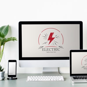 Modern Electrical Logo Design - Customizable Logo for Electricians ...