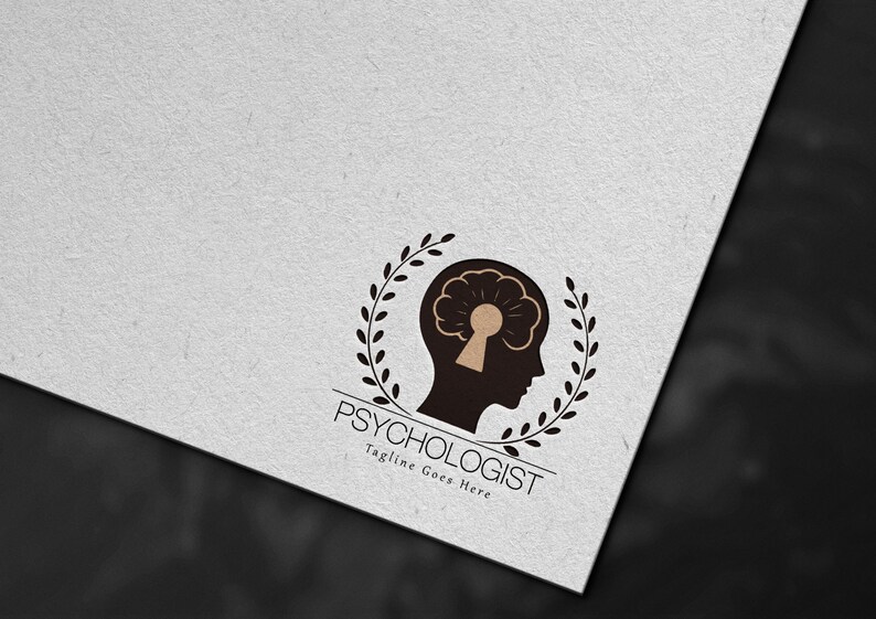 Unique Psychiatrist Logo Design Gift Idea for Therapists / Stylish ...