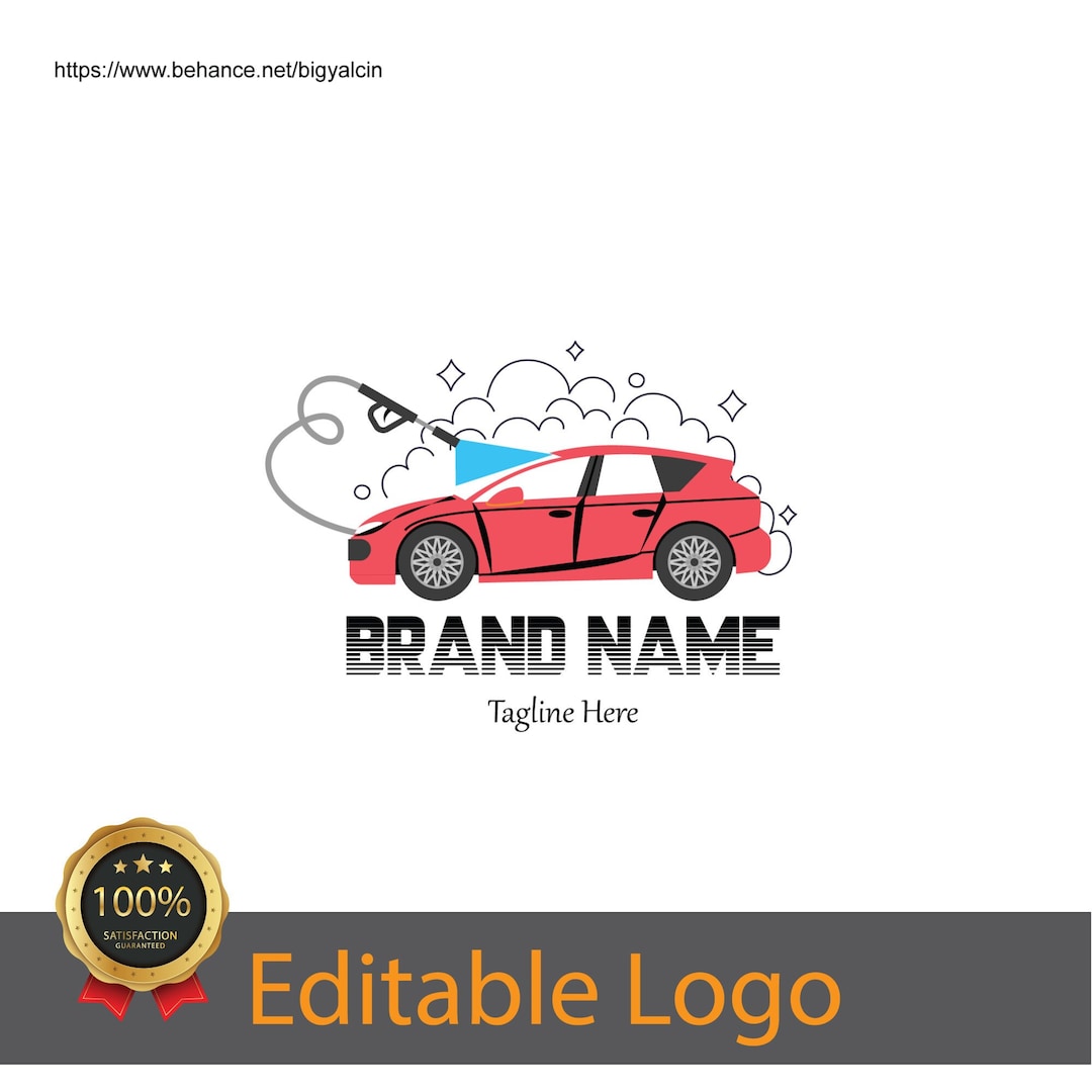 Premium Car Washing Logo Design - Professional, Unique, Personalized ...