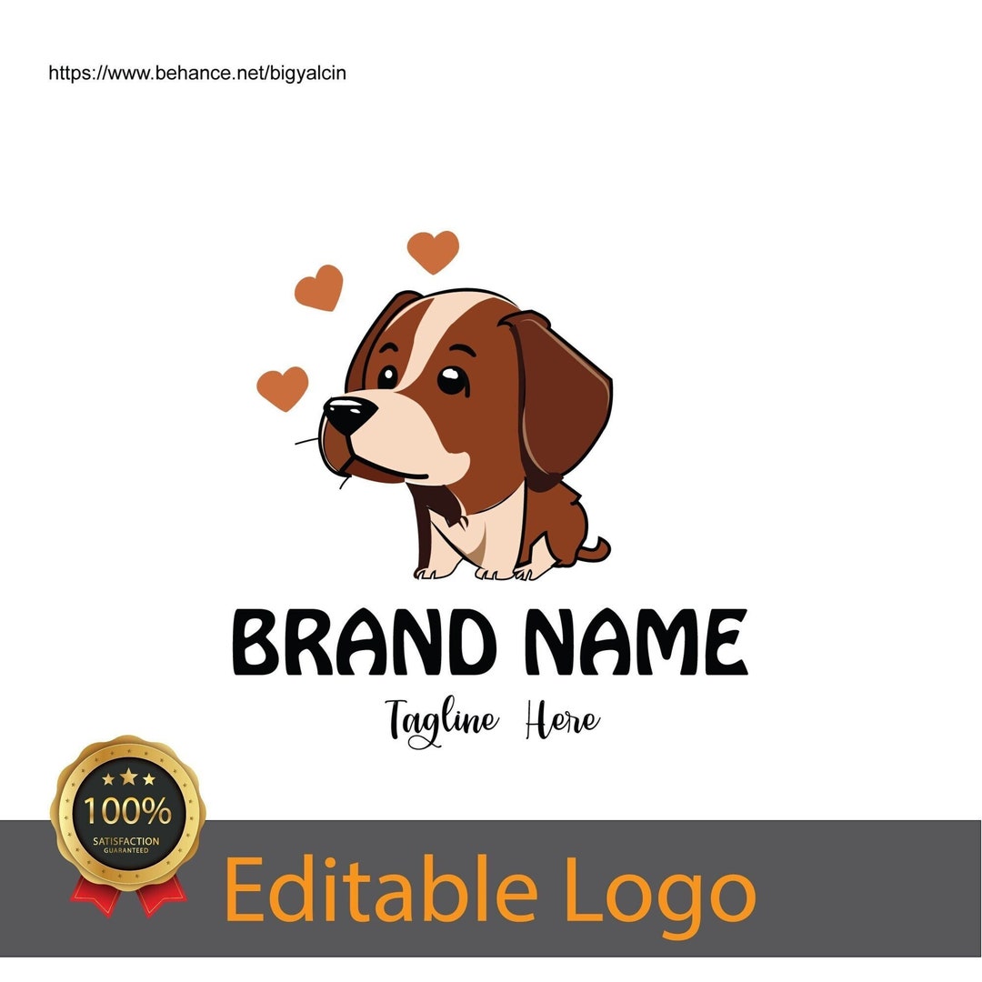 Pet Shop Logo Design - Cute Pet Store Logo / Custom Pet Care Business ...